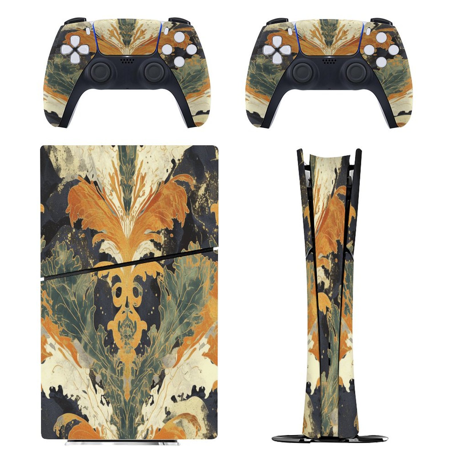 Marble Texture PS5/PS5 Pro/PS5 Slim Digital Disc Skin Sticker For ...