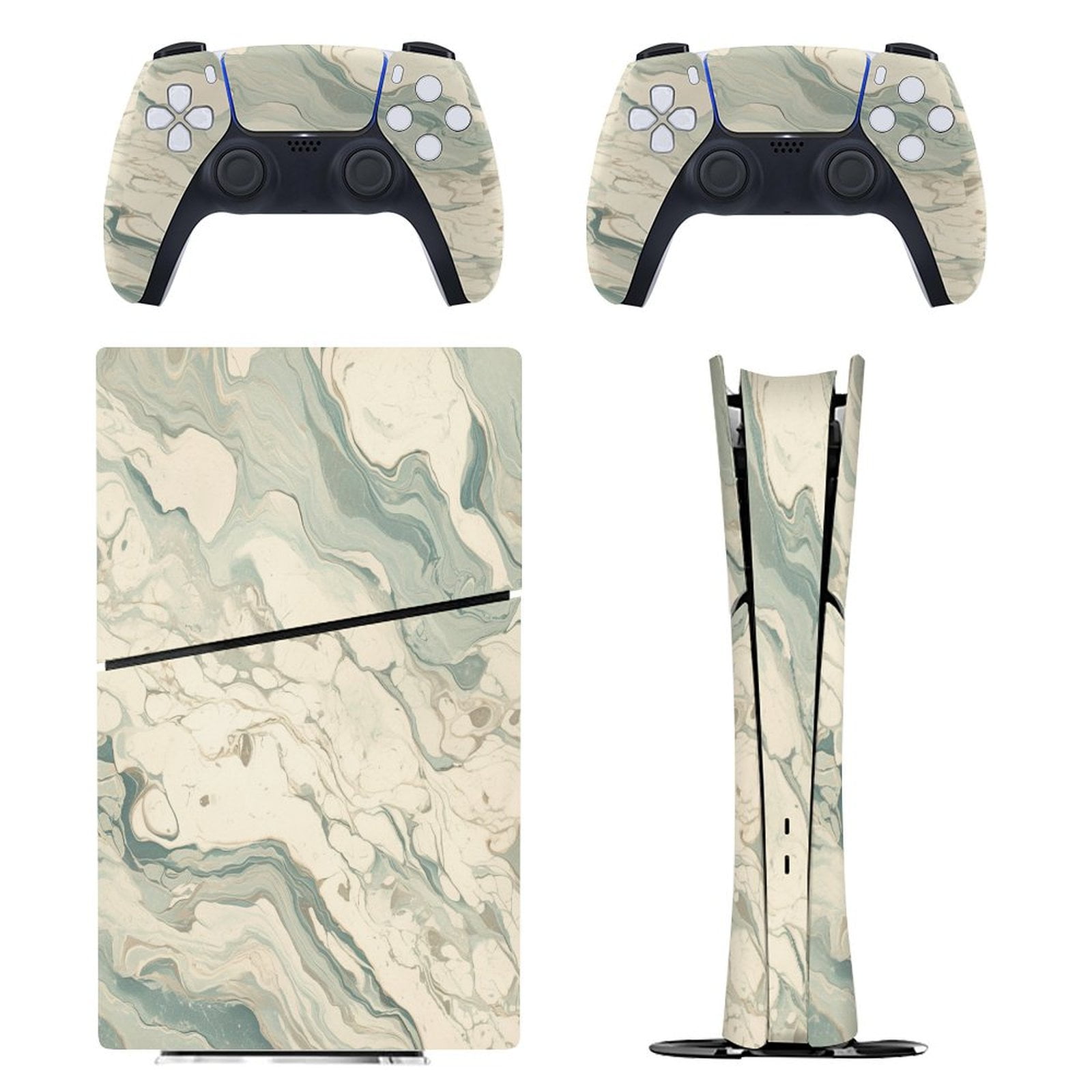 Marble Texture PS5/PS5 Pro/PS5 Slim Digital Disc Skin Sticker For ...