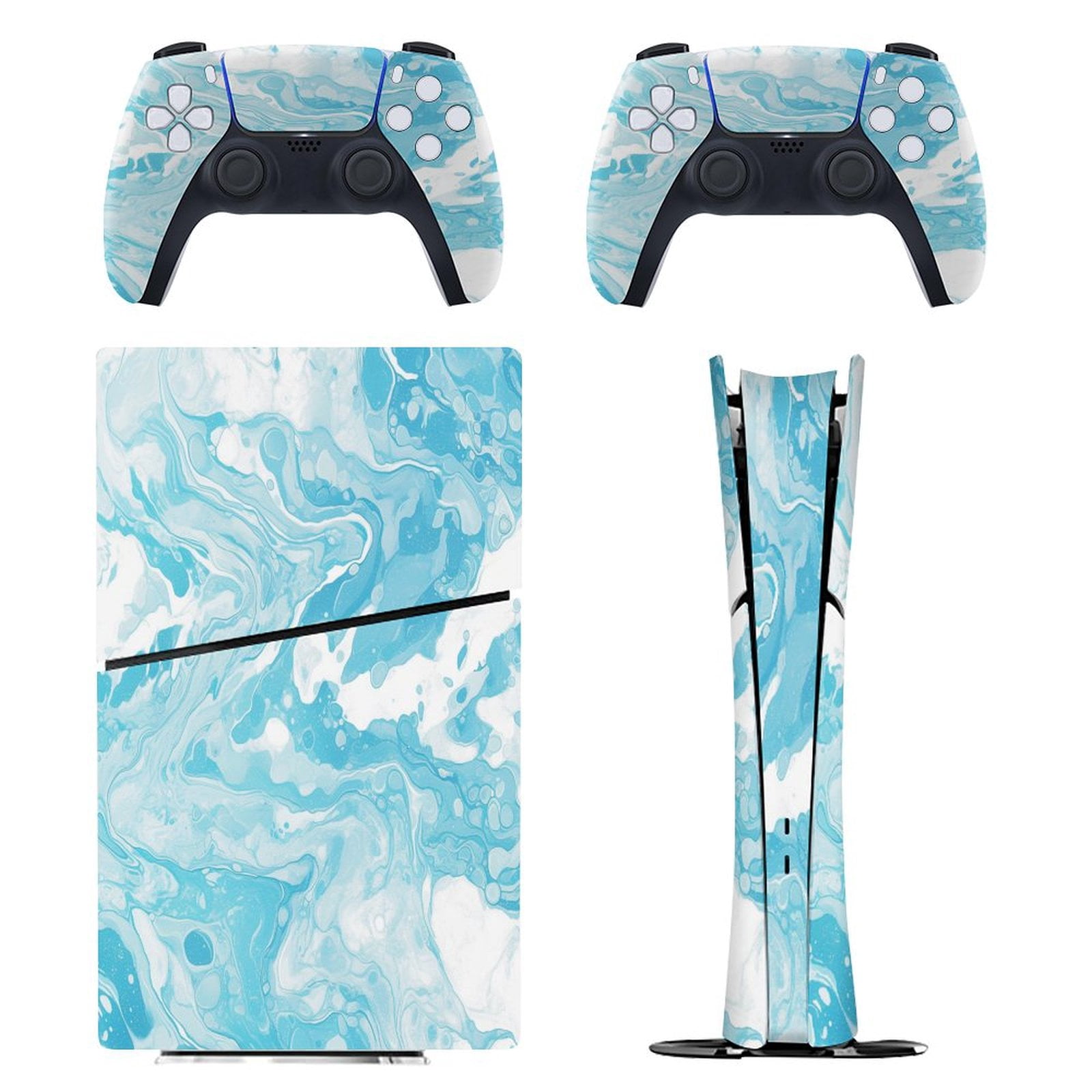 Marble Texture PS5/PS5 Pro/PS5 Slim Digital Disc Skin Sticker For ...