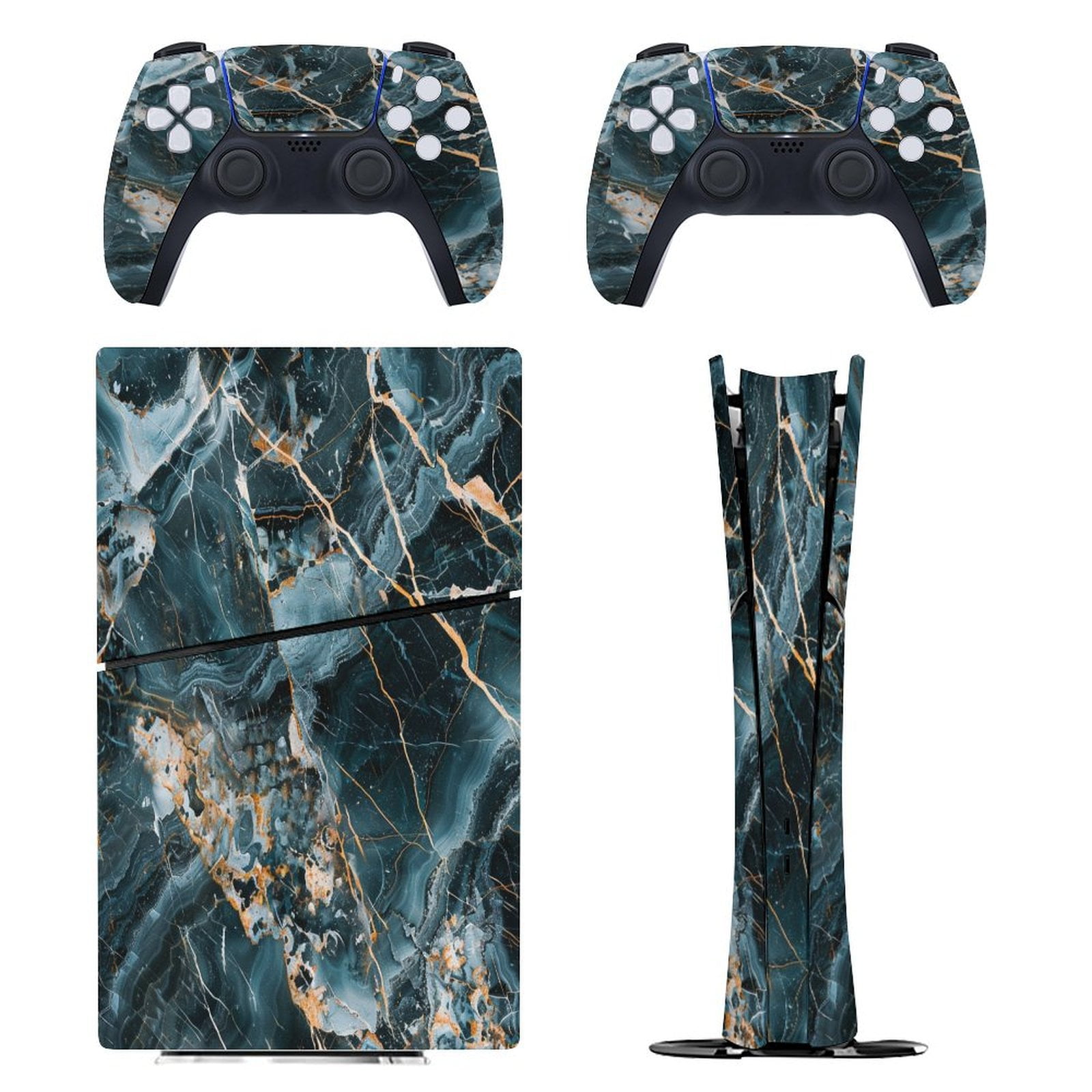 Marble Texture PS5/PS5 Pro/PS5 Slim Digital Disc Skin Sticker For ...