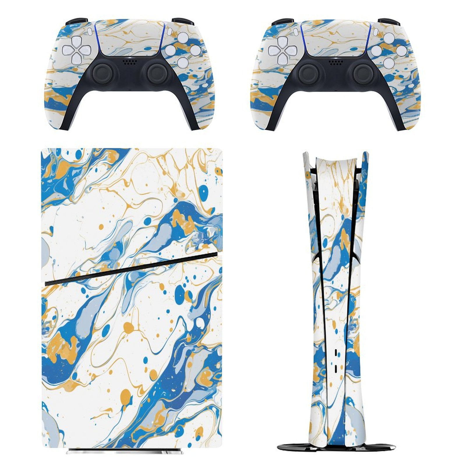 Marble Texture PS5/PS5 Pro/PS5 Slim Digital Disc Skin Sticker For ...