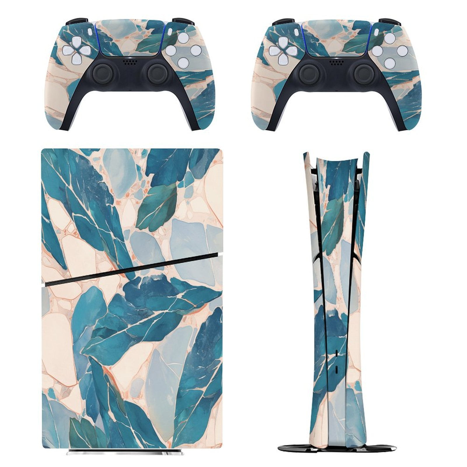 Marble Texture PS5/PS5 Pro/PS5 Slim Digital Disc Skin Sticker For ...