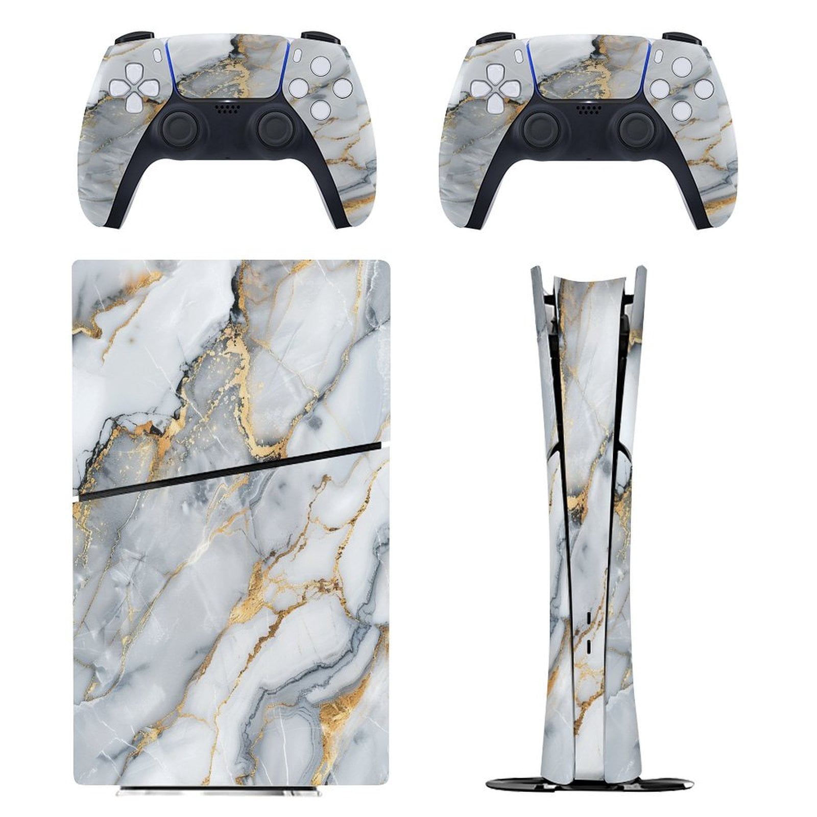 Marble Texture PS5/PS5 Pro/PS5 Slim Digital Disc Skin Sticker For ...