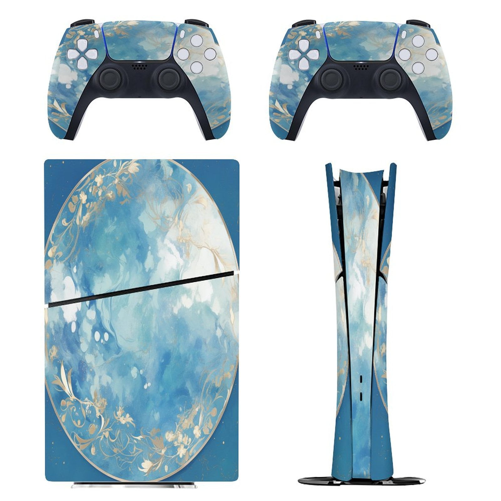 Marble Texture PS5/PS5 Pro/PS5 Slim Digital Disc Skin Sticker For ...