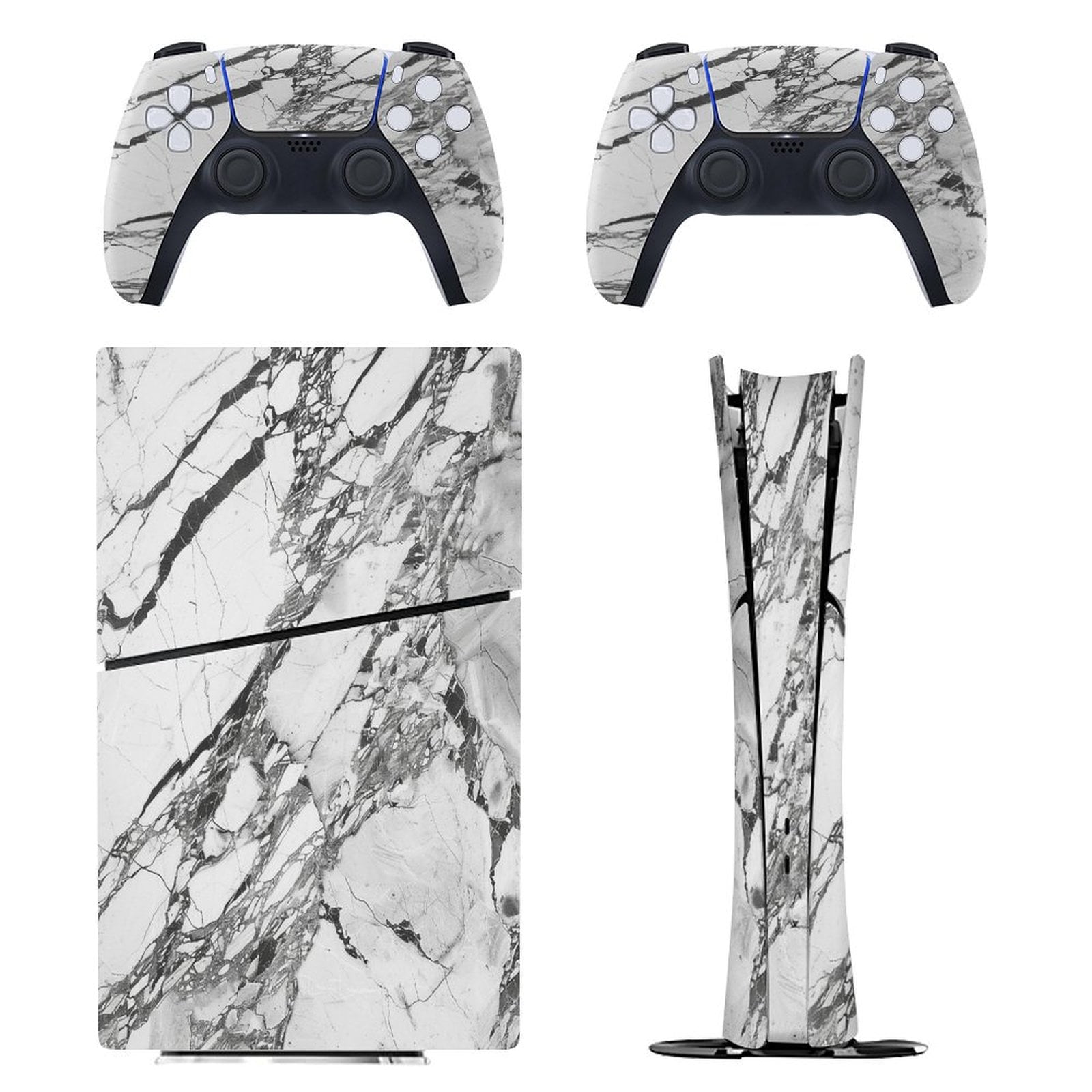 Marble Texture PS5/PS5 Pro/PS5 Slim Digital Disc Skin Sticker For ...