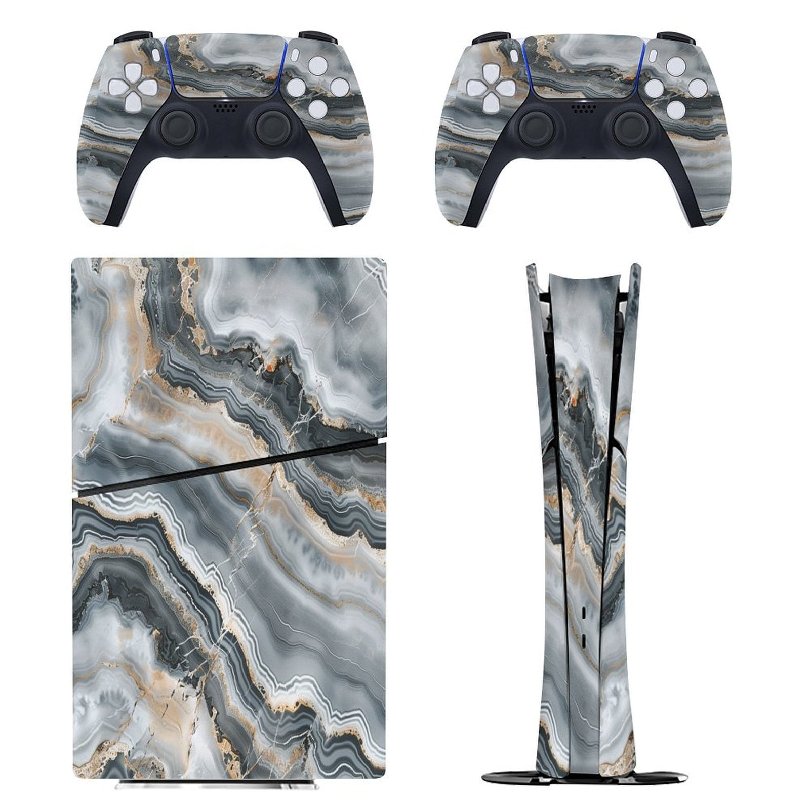 Marble Texture PS5/PS5 Pro/PS5 Slim Digital Disc Skin Sticker For ...