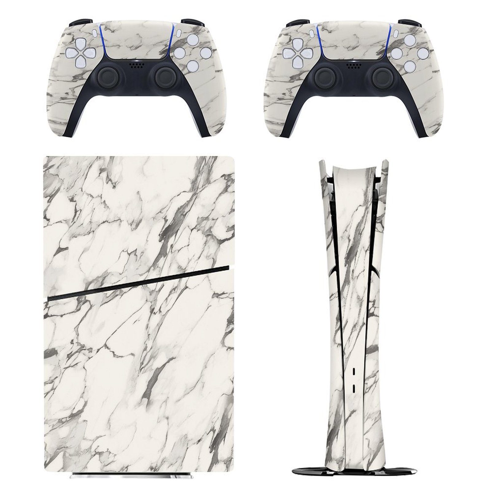 Marble Texture PS5/PS5 Pro/PS5 Slim Digital Disc Skin Sticker For ...