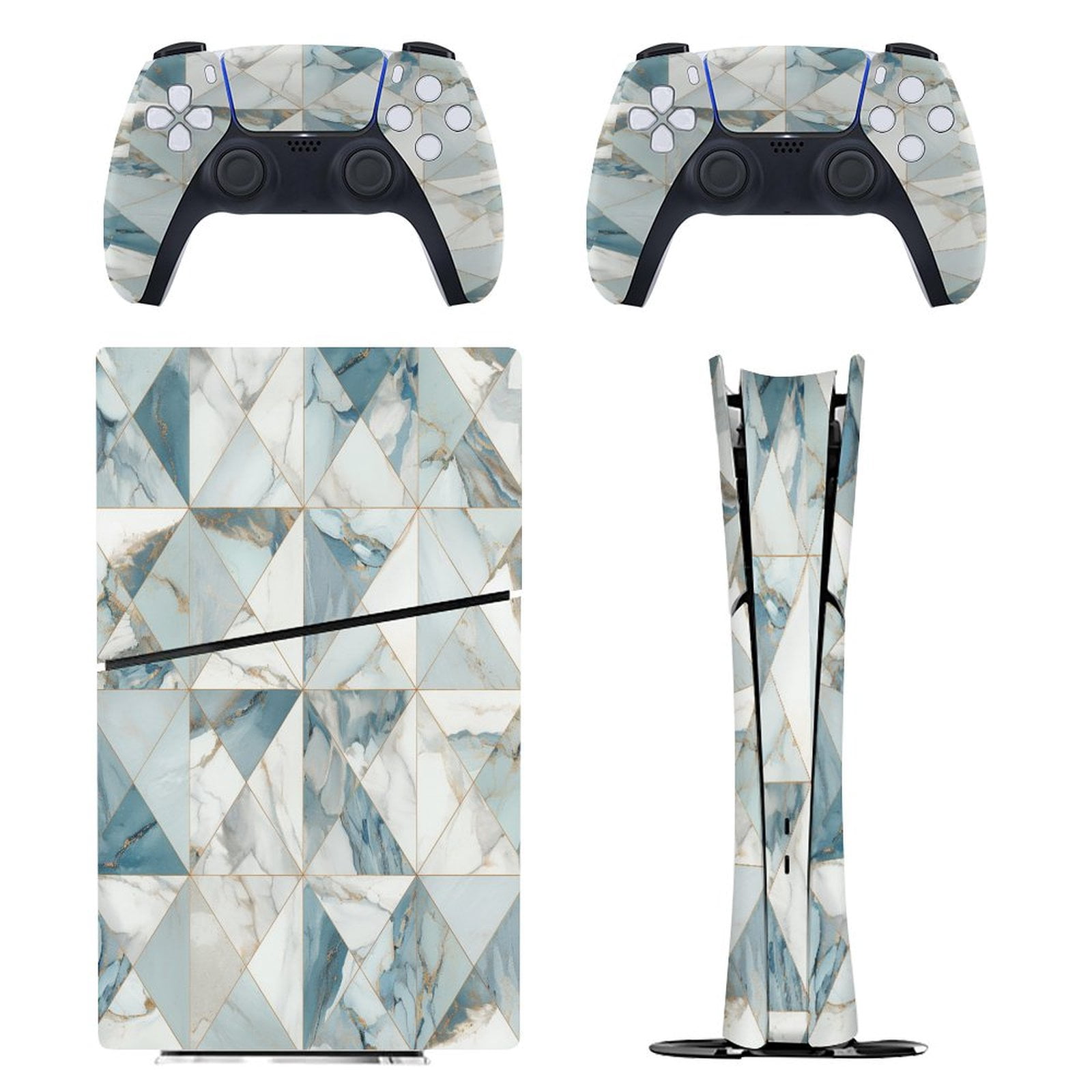 Marble Texture PS5/PS5 Pro/PS5 Slim Digital Disc Skin Sticker For ...