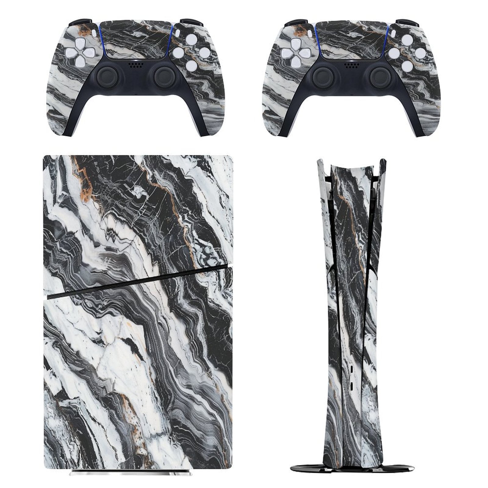 Marble Texture PS5/PS5 Pro/PS5 Slim Digital Disc Skin Sticker For ...