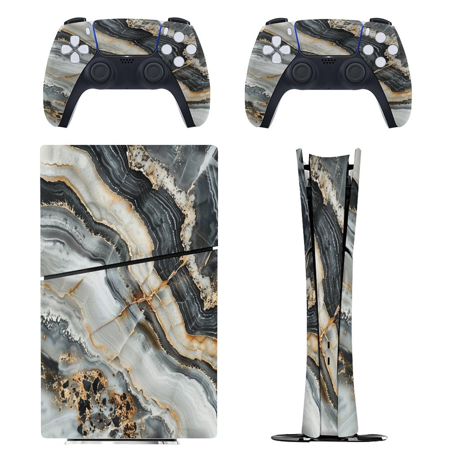Marble Texture PS5/PS5 Pro/PS5 Slim Digital Disc Skin Sticker For ...