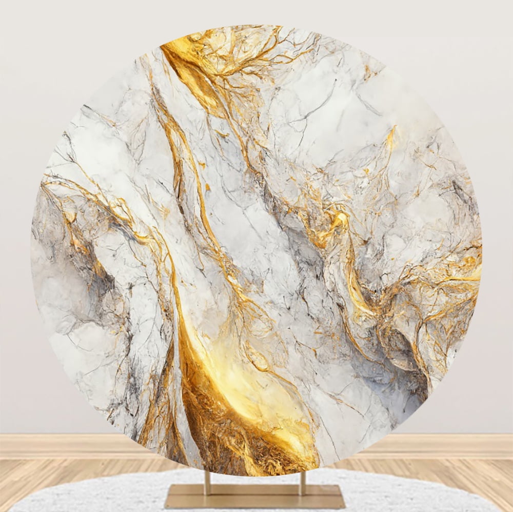Marble Texture Pattern Round Backdrop Cover Abstract Gradient Grunge ...