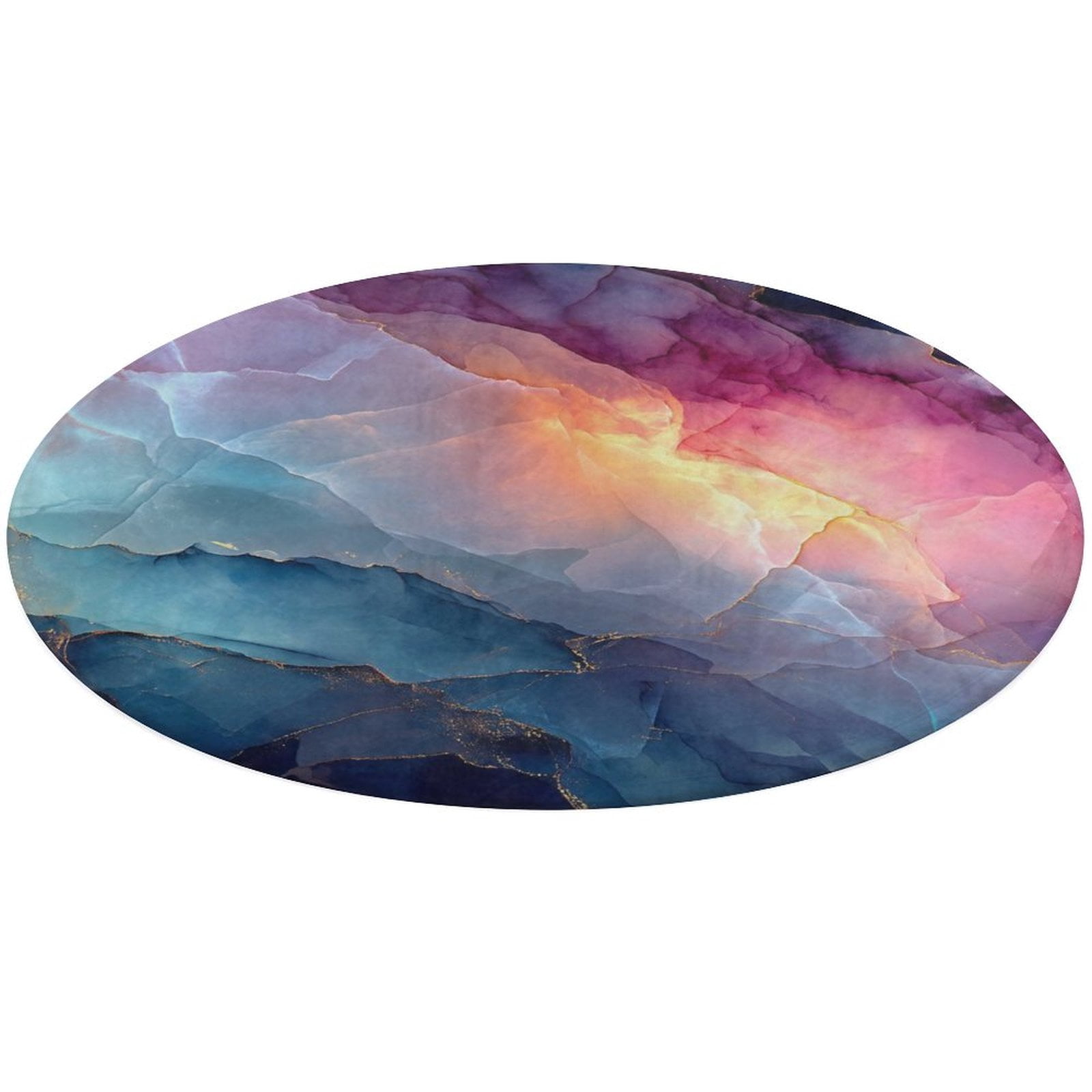 Marble Texture Round Carpet Living Room Carpet Modern And Stylish ...