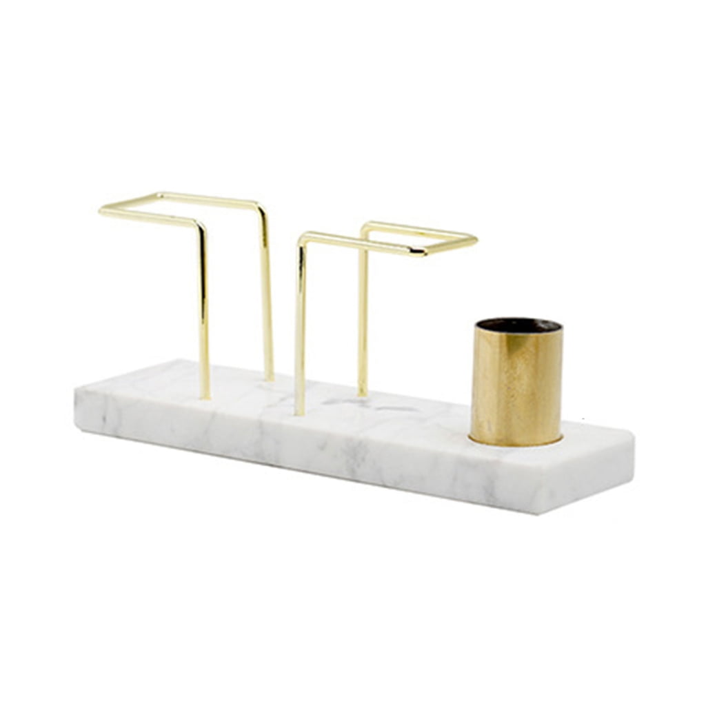 Marble Tissue Holders Natural Stone Bathroom Organizers Strong Base ...