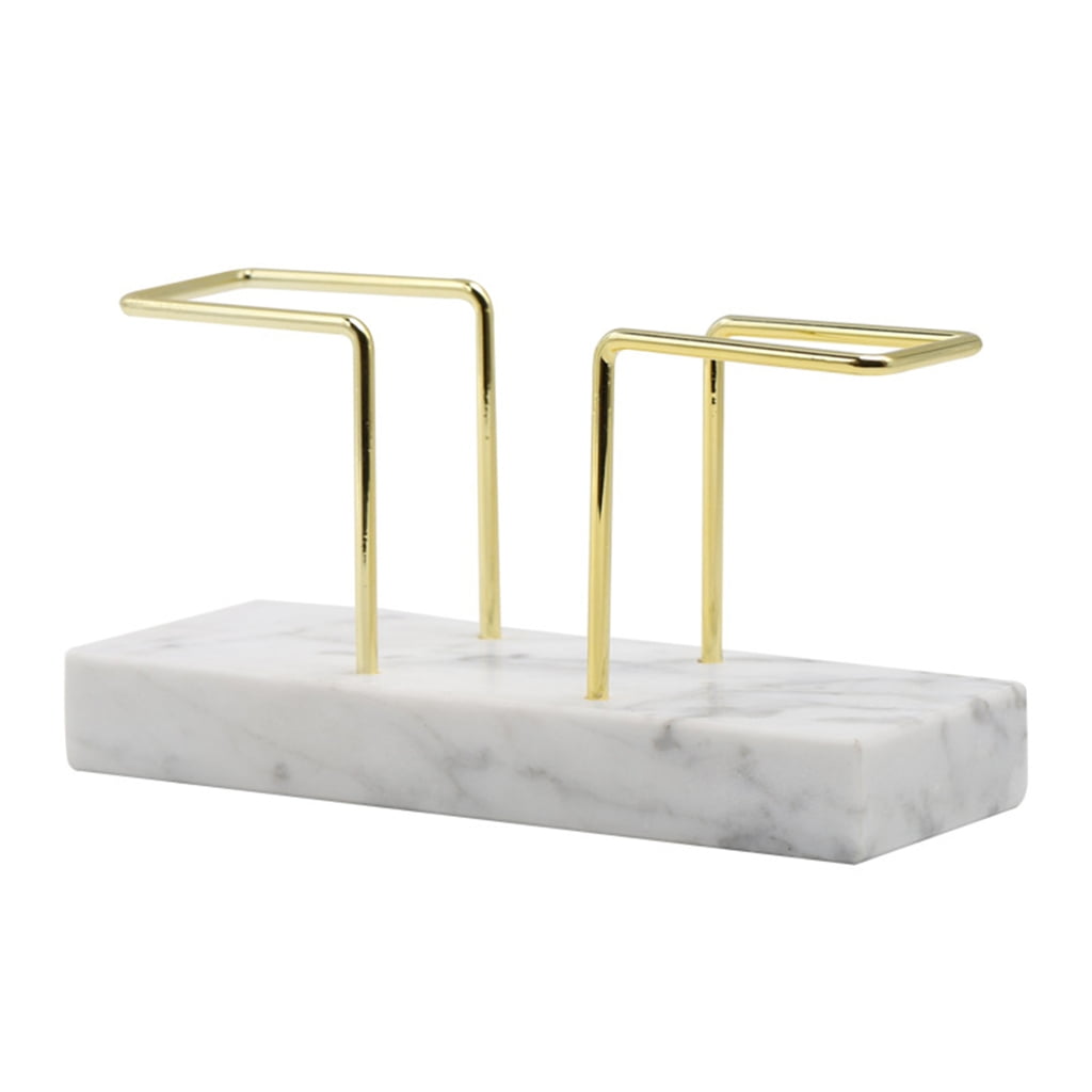 Marble Tissue Holders Natural Stone Bathroom Organizers Strong Base ...