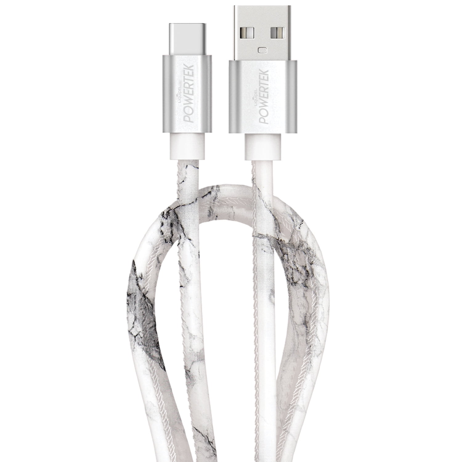Marble USB-A to USB-C - White/Black - Walmart.com