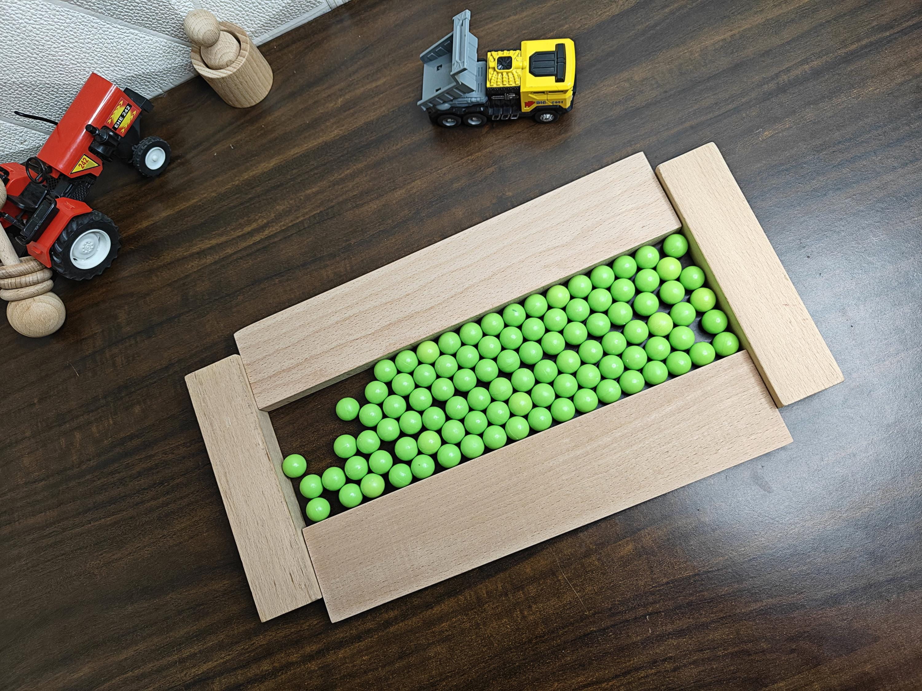 Marble run Plastic Balls unbreakable, 16 mm Marble run Balls, Shooter ...