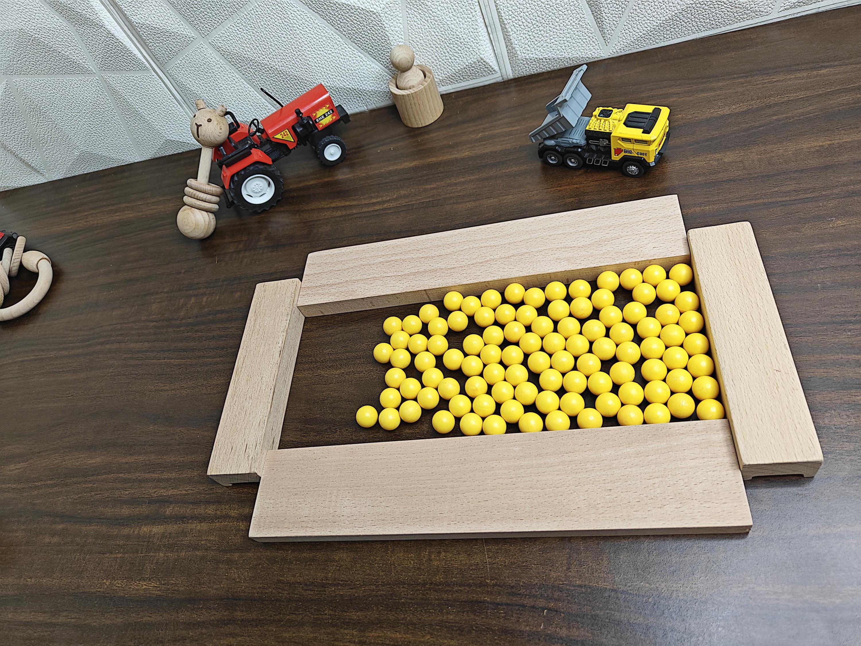 Marble run Plastic Balls unbreakable, 16 mm Marble run Balls, Shooter swirl, marble run kids ...