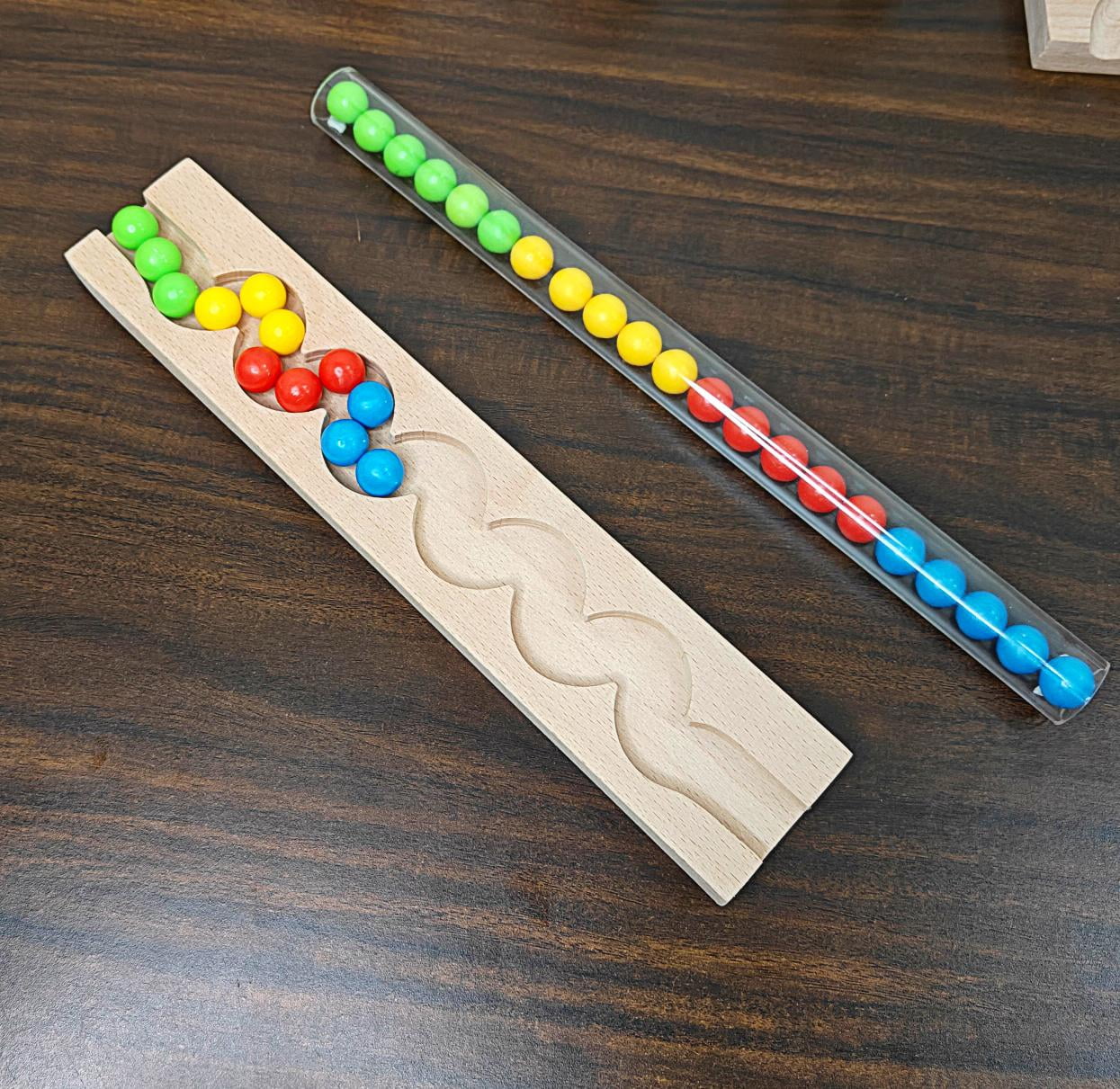 Marble run track Tik Tik wood quality track toy for kids, wooden gift ...