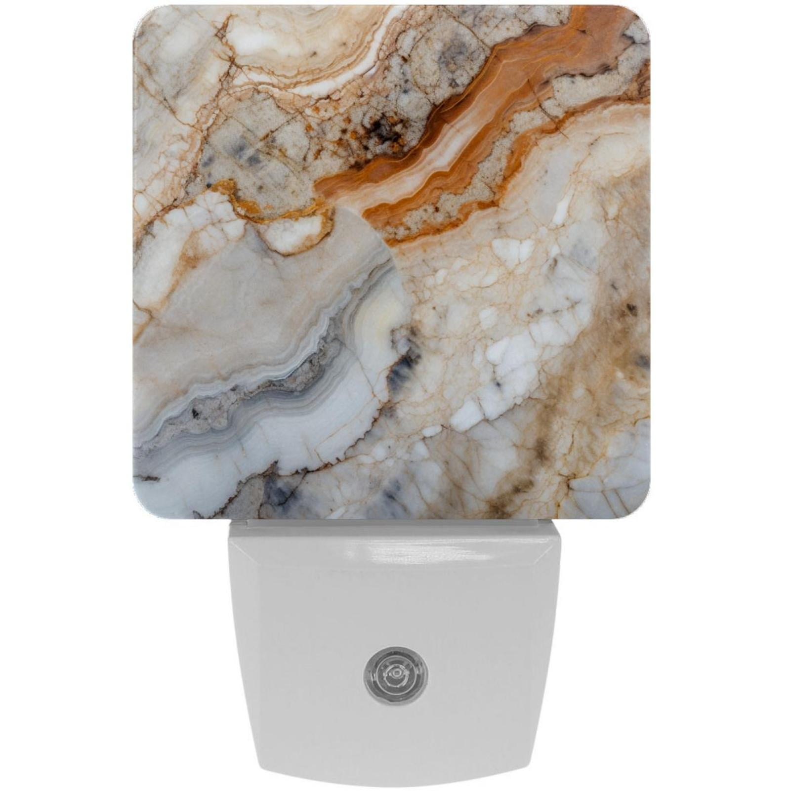 Marbled Enhance Your Space with LED Square Night Lights - Versatile ...