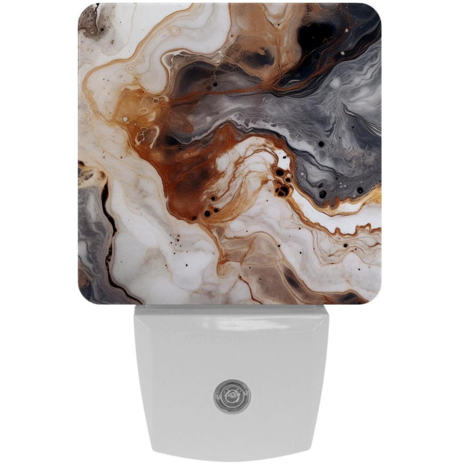 Marbled LED Square Night Light - Energy Efficient and Stylish ...
