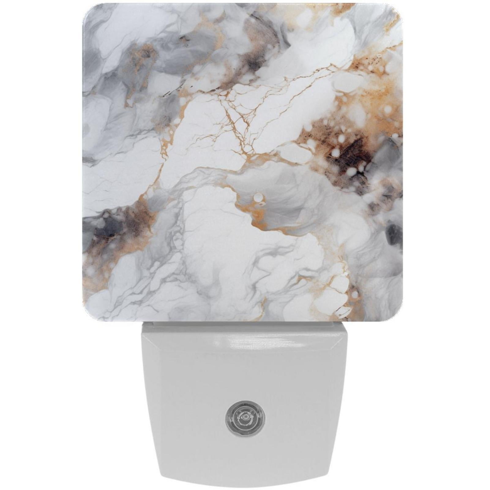 Marbled LED Square Night Lights - Elegant and Energy Efficient Lighting ...