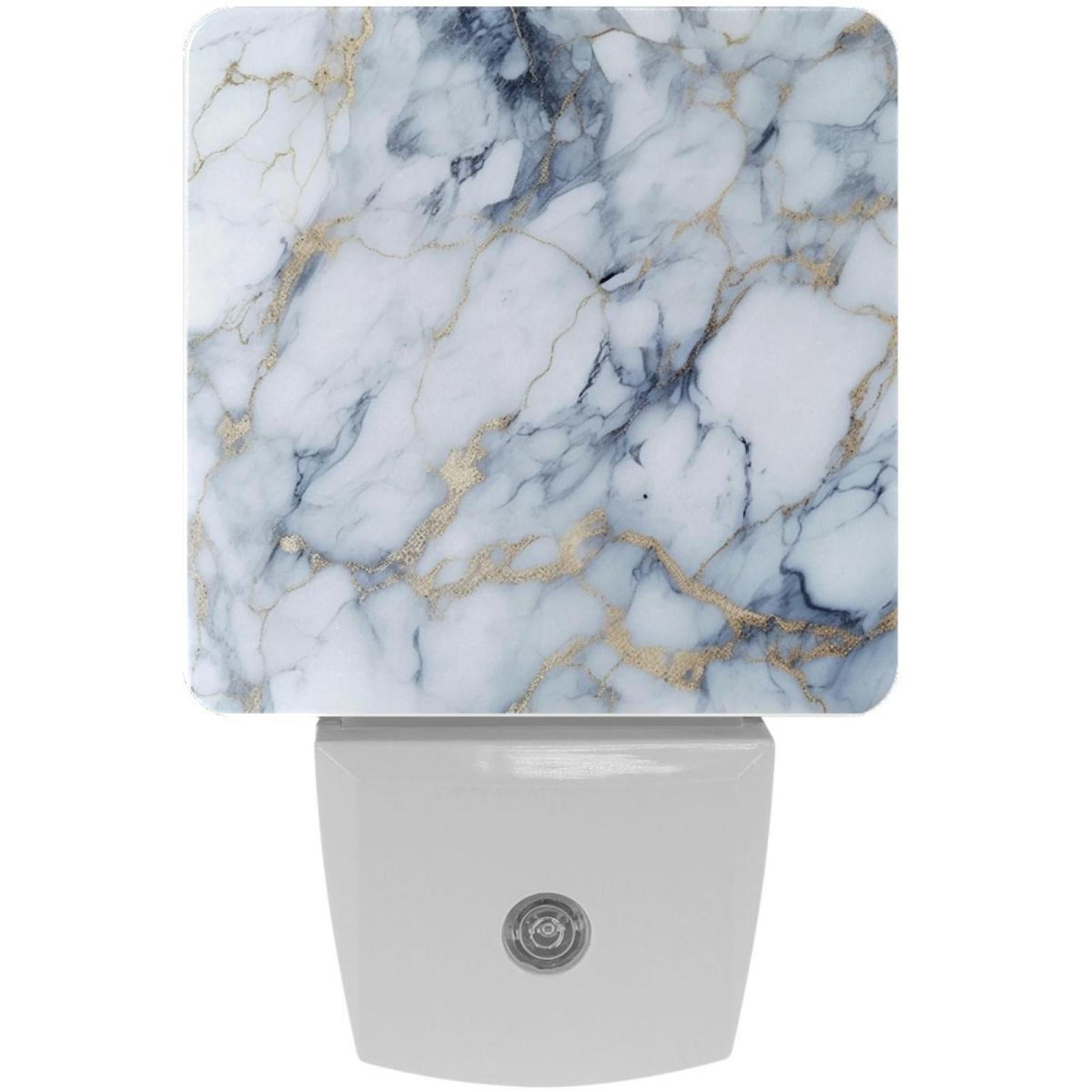 Marbled LED Square Night Lights - Stylish and Energy-Efficient Lighting ...