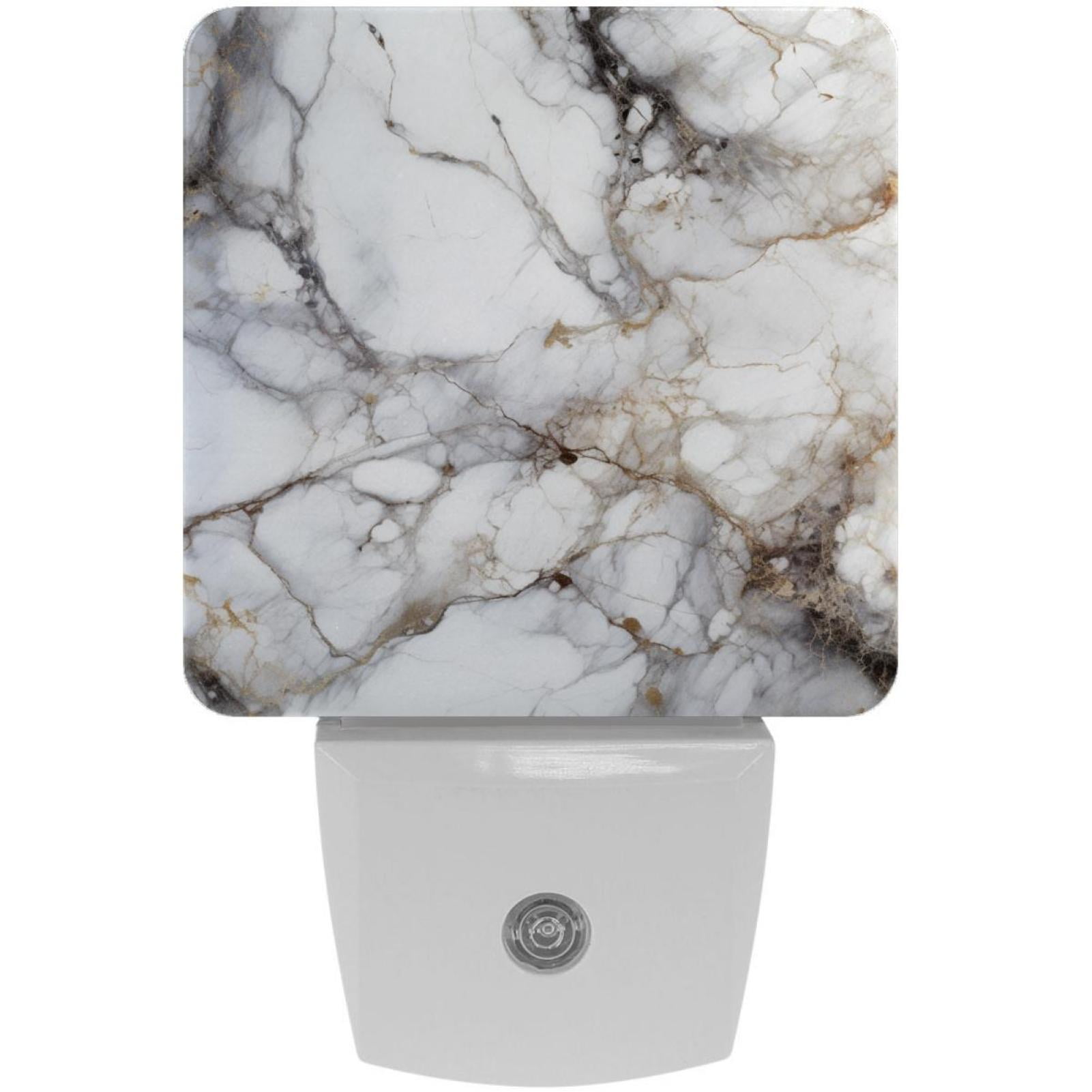 Marbled LED Square Night Lights for a Bright and Stylish Ambiance ...