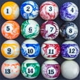 Marbled Pool Ball Set - Walmart.com