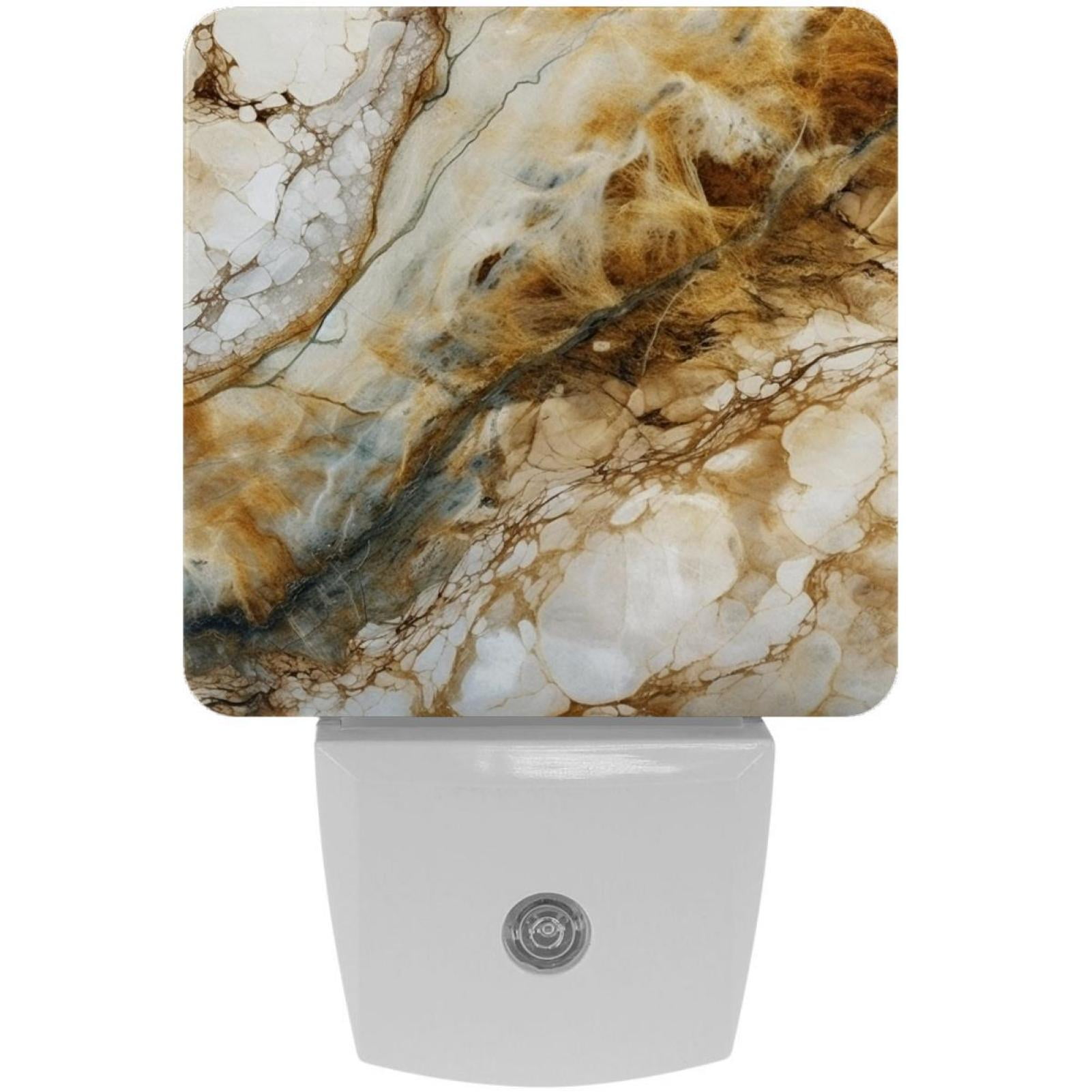 Marbled Square LED Night Lights - Small, Portable, and Energy-Efficient ...