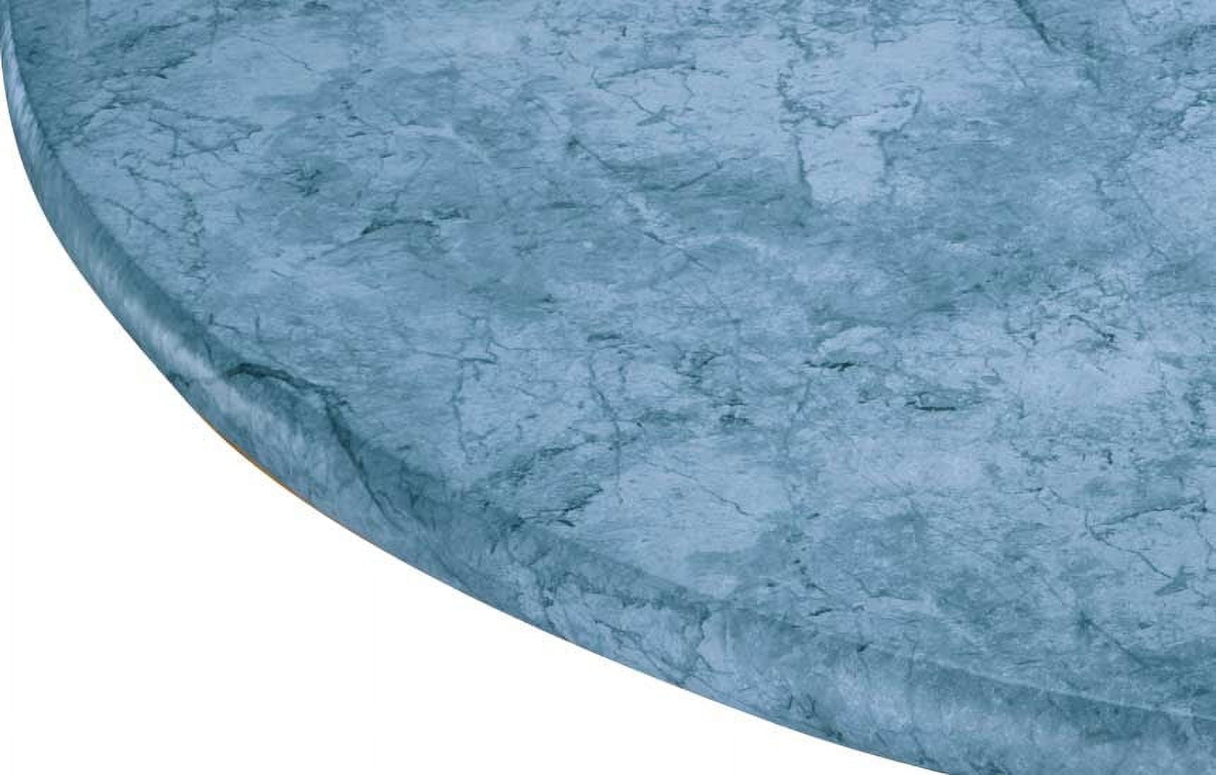 Marbled Vinyl Elasticized Table Cover 45" - 56" dia. Round - Walmart.com