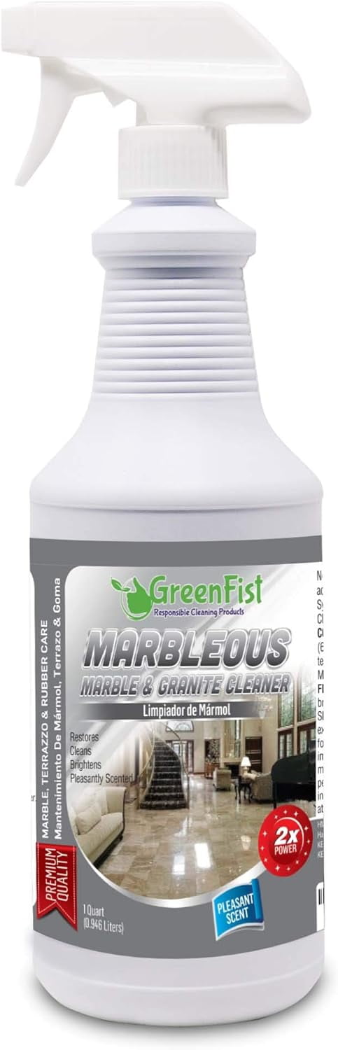 Marbleous Marble Cleaner and Other Stone Surfaces Brightener & Restorer ...