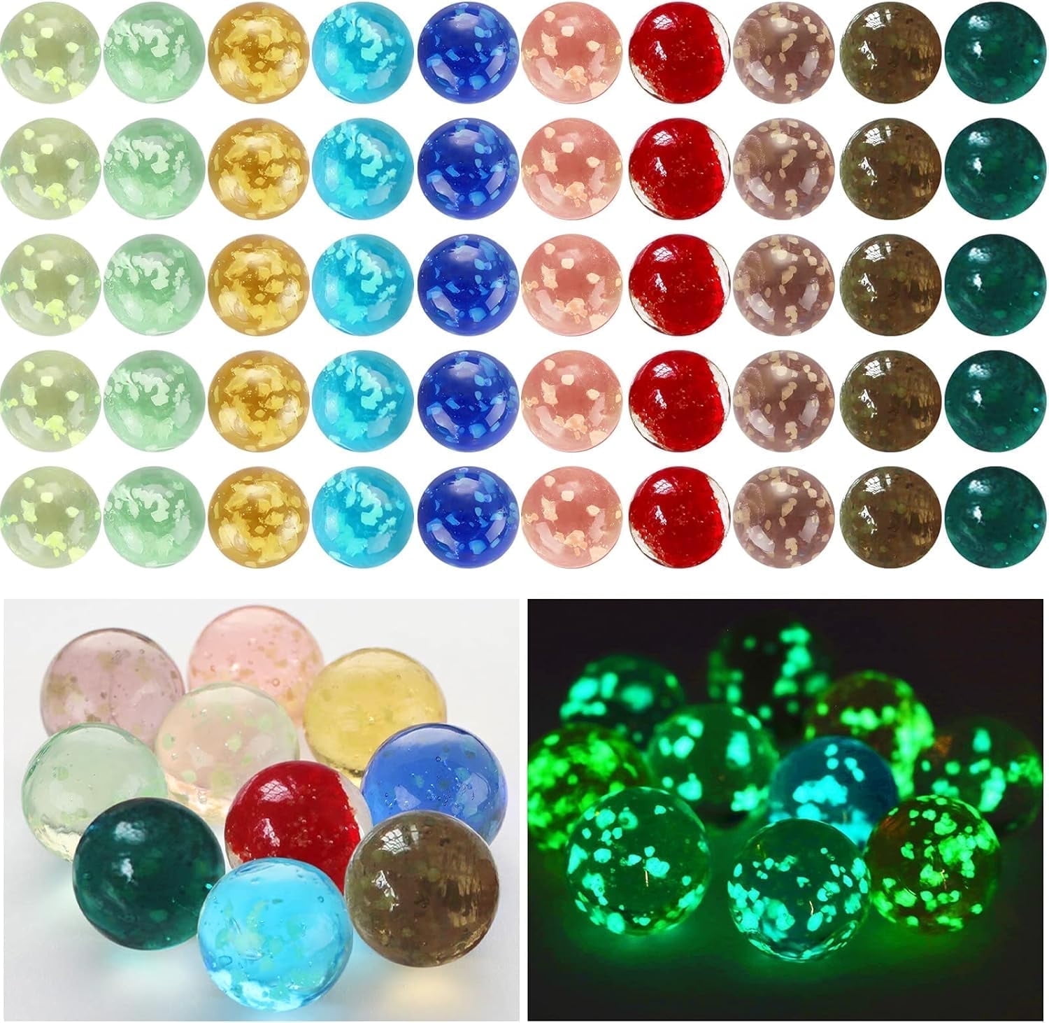 Marbles Glow,Bulk Glass Marbles,Handmade Doted Style Marbles,Marbles ...
