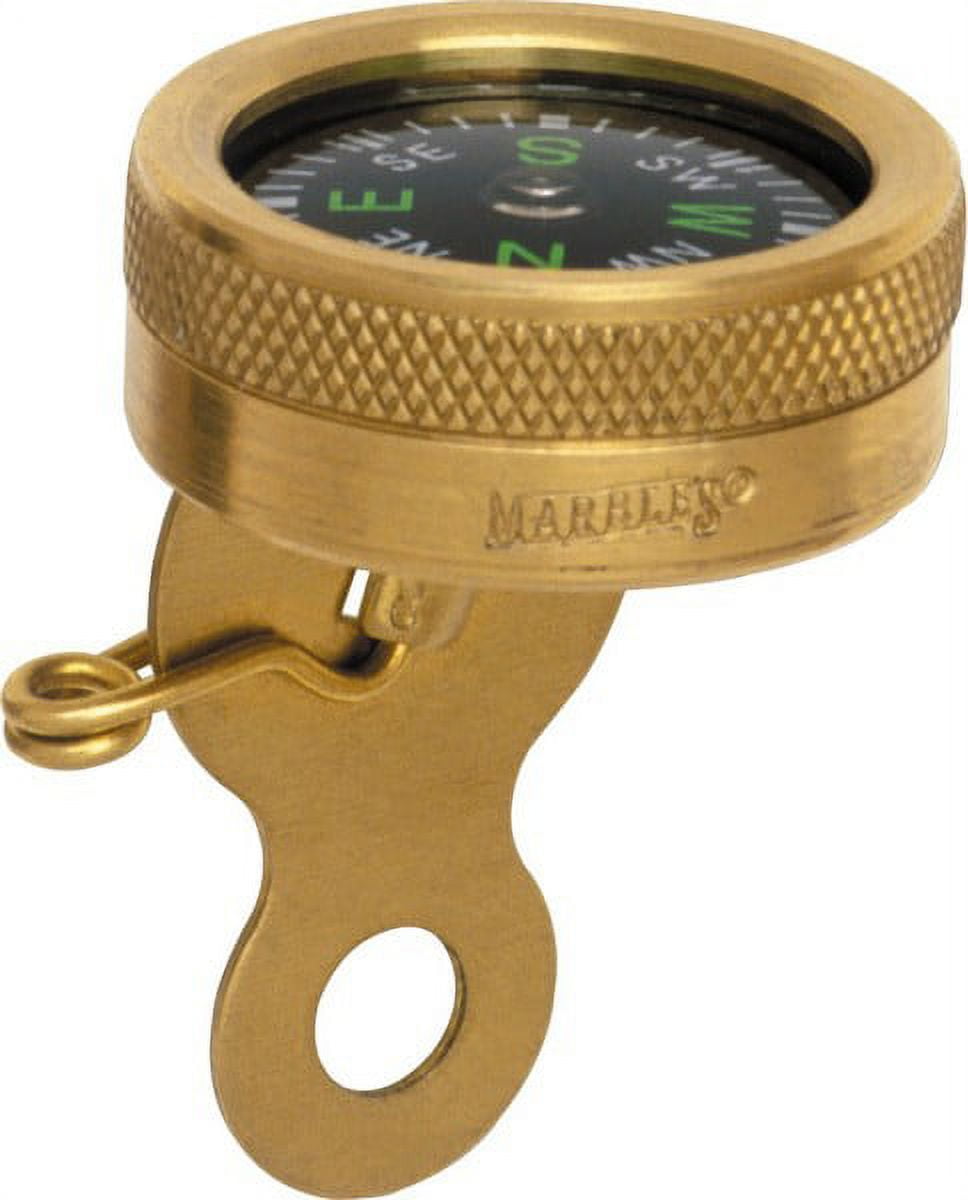 Marbles MR1141 Pin-On Compass Brass Construction 1" Diameter - Walmart.com