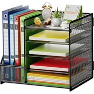 Natwind 7-Tier Desk File Organizer, A4 Paper Holder & Document Storage ...