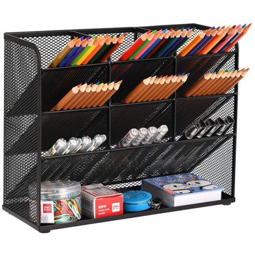 Desk Organizer,Multi-Functional Pencil Pen Holder For Desk,Desk ...
