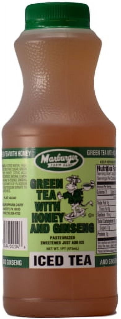 Marburger Farm Dairy Iced Green Tea with Honey & Ginseng, 16 oz ...