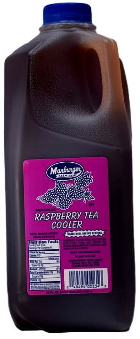 Marburger Farm Dairy Raspberry Tea, 64 fl oz, Naturally Caffeinated ...