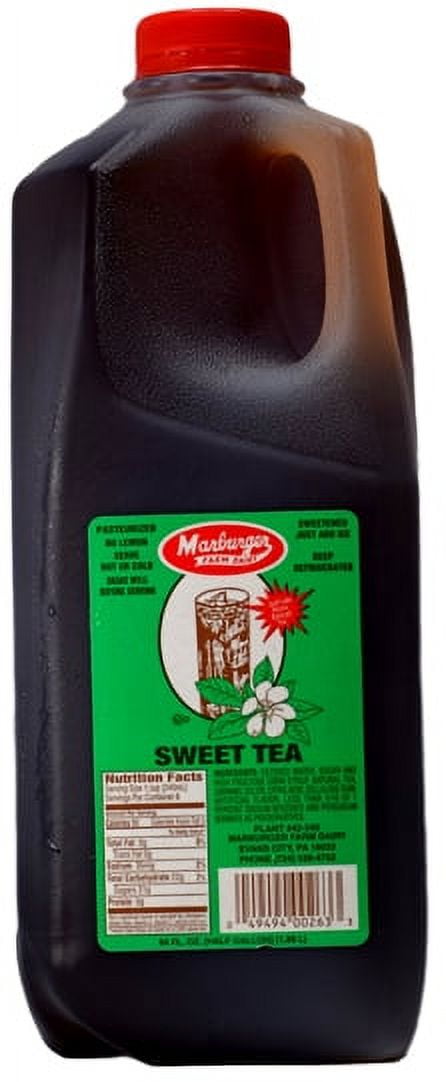 Marburger Farm Dairy Sweet Tea, Half Gallon, Naturally Caffeinated ...