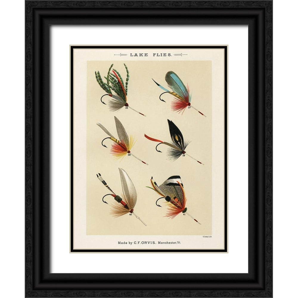 Marbury, Mary Orvis 15x18 Black Ornate Wood Framed with Double Matting ...