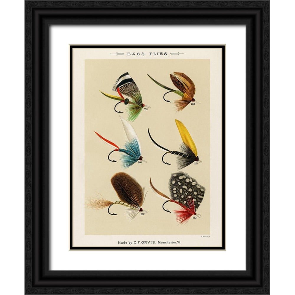 Marbury, Mary Orvis 19x24 Black Ornate Wood Framed with Double Matting ...