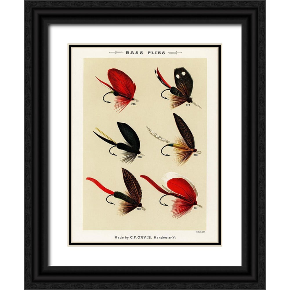 Marbury, Mary Orvis 19x24 Black Ornate Wood Framed with Double Matting ...