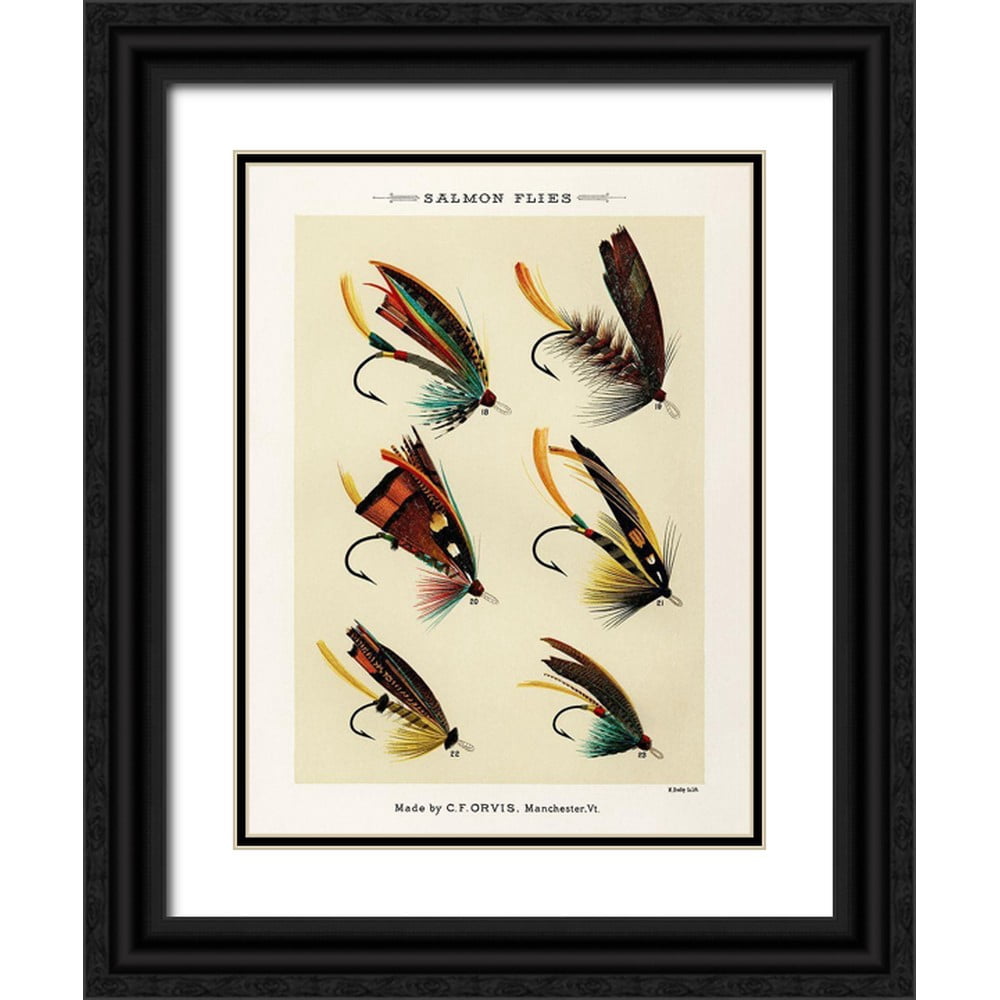 Marbury, Mary Orvis 19x24 Black Ornate Wood Framed with Double Matting ...