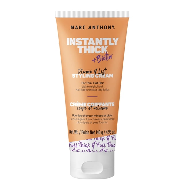 Marc Anthony Instantly Thick + Biotin, Plump & Lift Styling Cream, 4.93 ...
