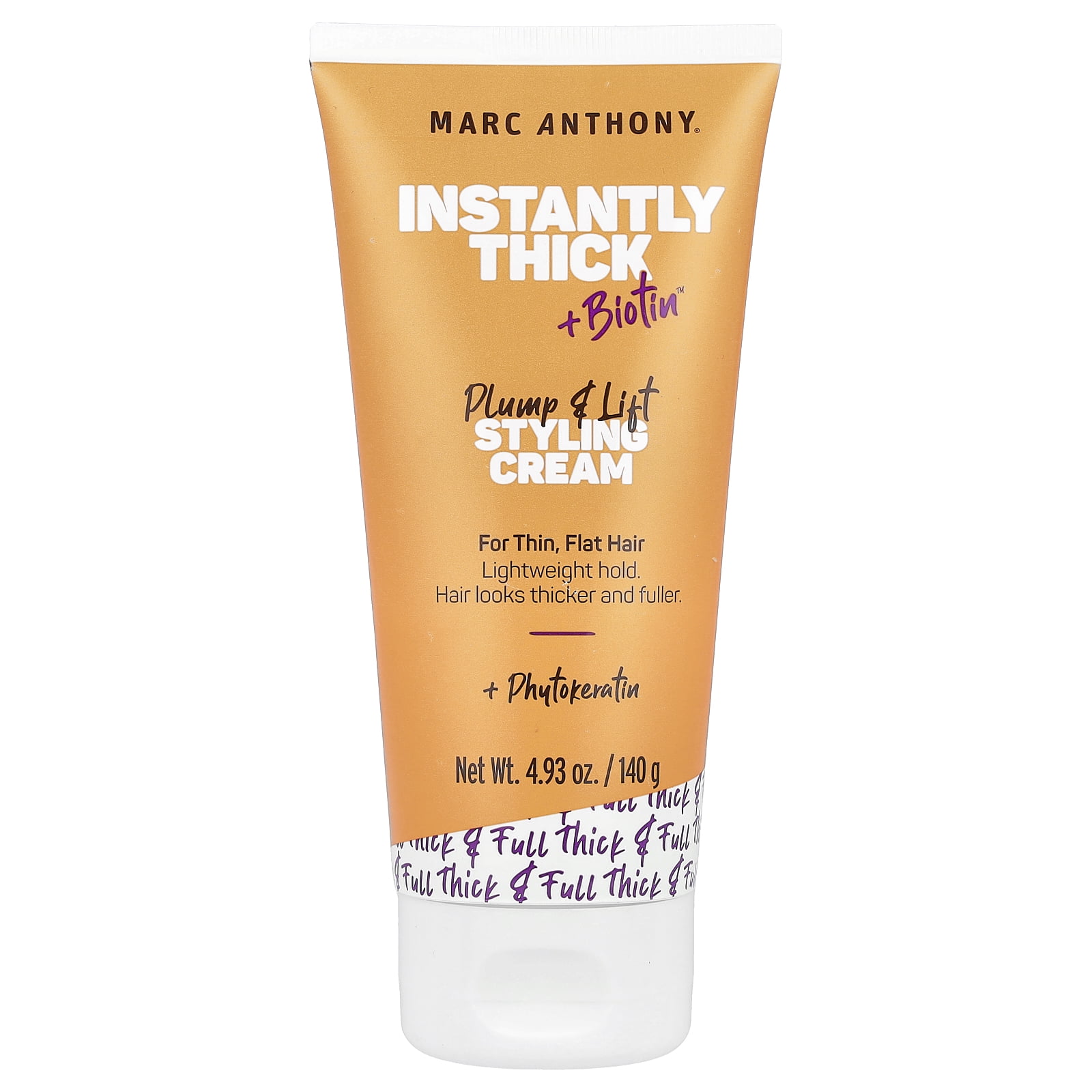 Marc Anthony Instantly Thick + Biotin, Plump & Lift Styling Cream, 4.93 oz (140 g) - Walmart.com