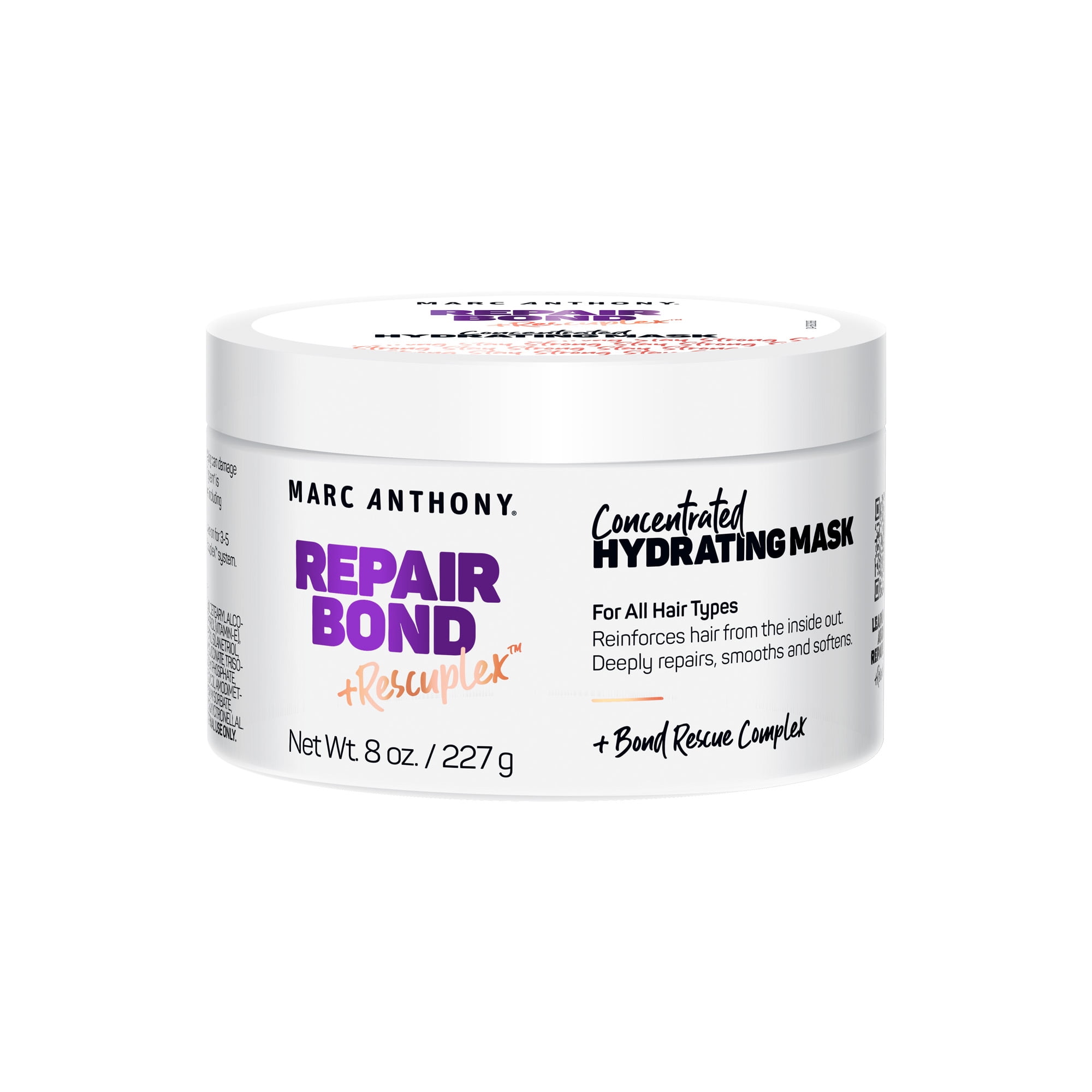 Marc Anthony Repair Bond Plus Rescuplex Hydrating Hair Mask, for All ...