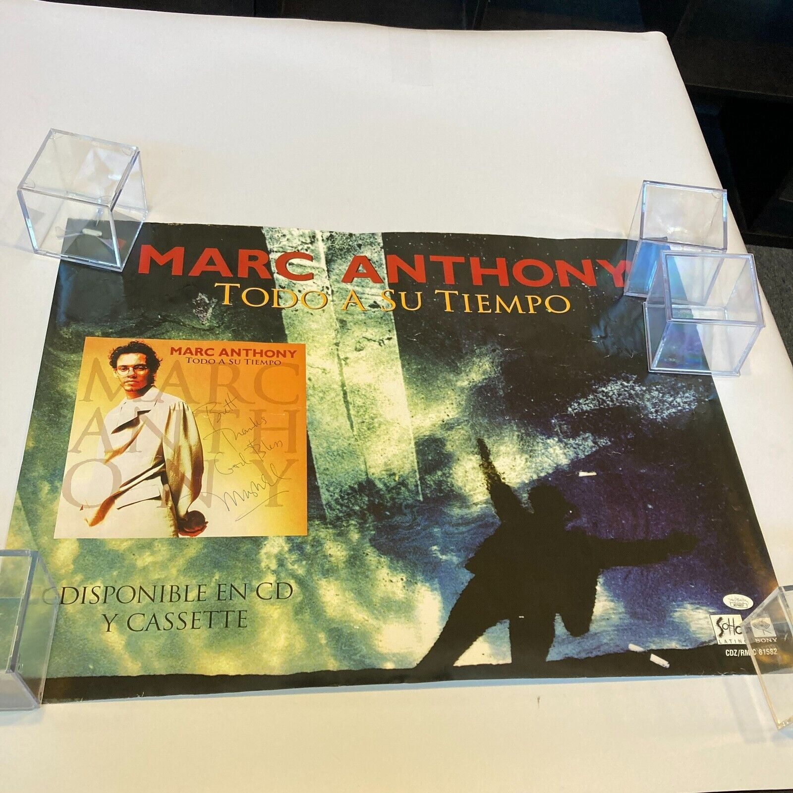 Marc Anthony Signed Autographed Large Music Poster JSA COA - Walmart.com