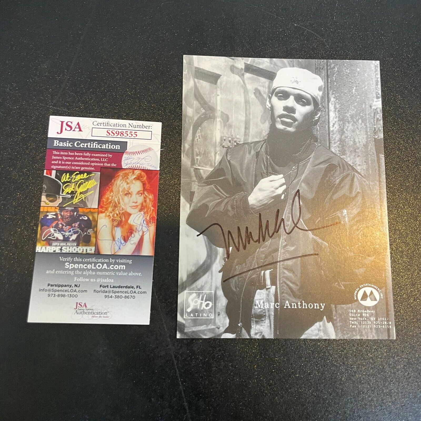 Marc Anthony Signed Autographed Photo With JSA COA Movie Star - Walmart.com