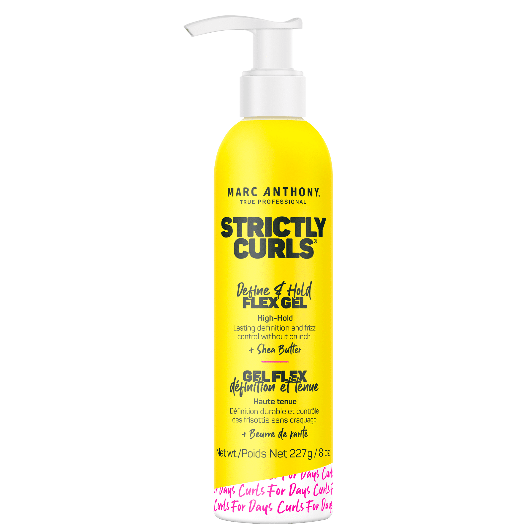 Marc Anthony True Professional Strictly Curls Define & Hold Flex Gel, 8 ...