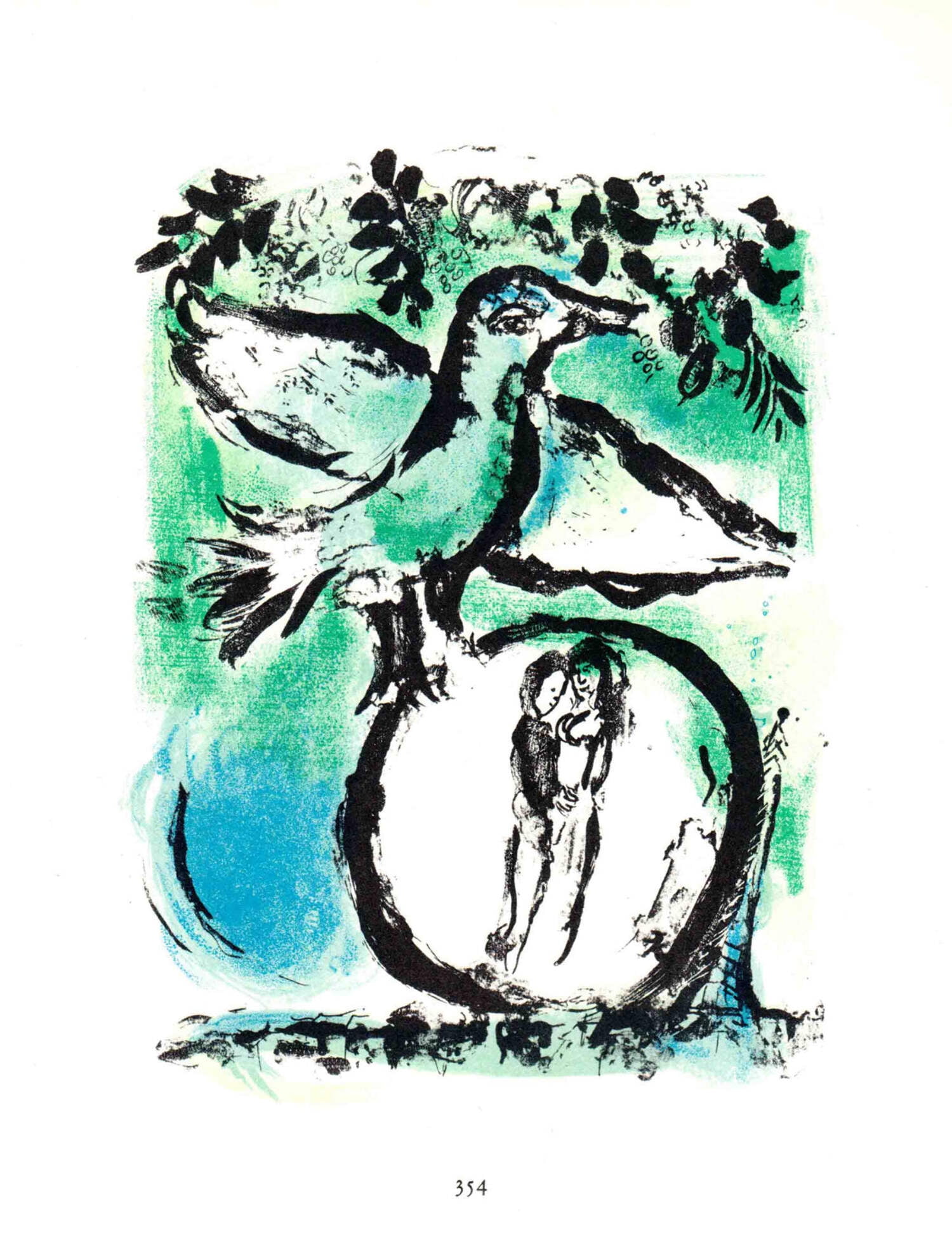 Marc Chagall-Affiche Galerie maeght-1963 Mourlot Poster - Walmart.com