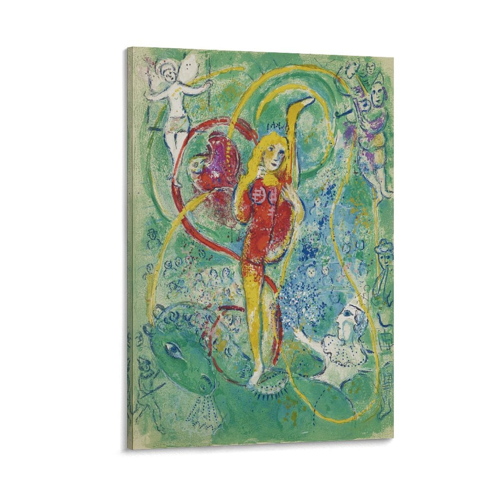 Marc Chagall Art Prints《Circus》Classic Vintage Canvas Wall Art Poster ...
